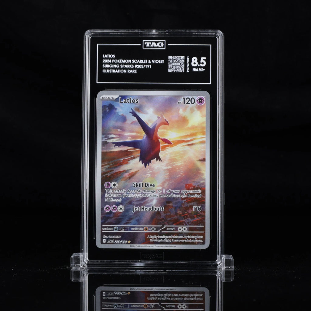 Latios 203/191 Sv08: Surging Sparks TAG 8.5 – Rip Realm TCG